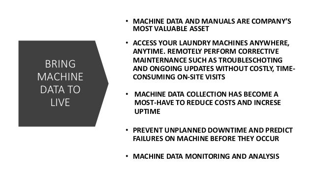 Collect data from machines with laundry cloud... | PPT