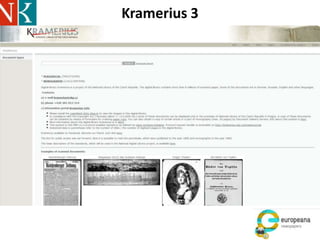 Kramerius 3: The Digital Library from the National Library of the Czech ...