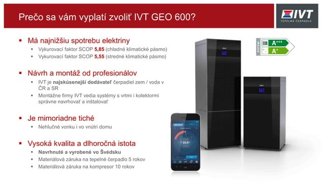 Prezentace IVT GEO 600 sk | PPTX