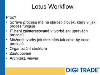 Prezentace Lotus Notes | PPT