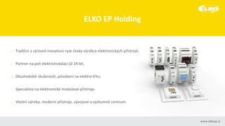 Profil společnosti ELKO EP | PDF