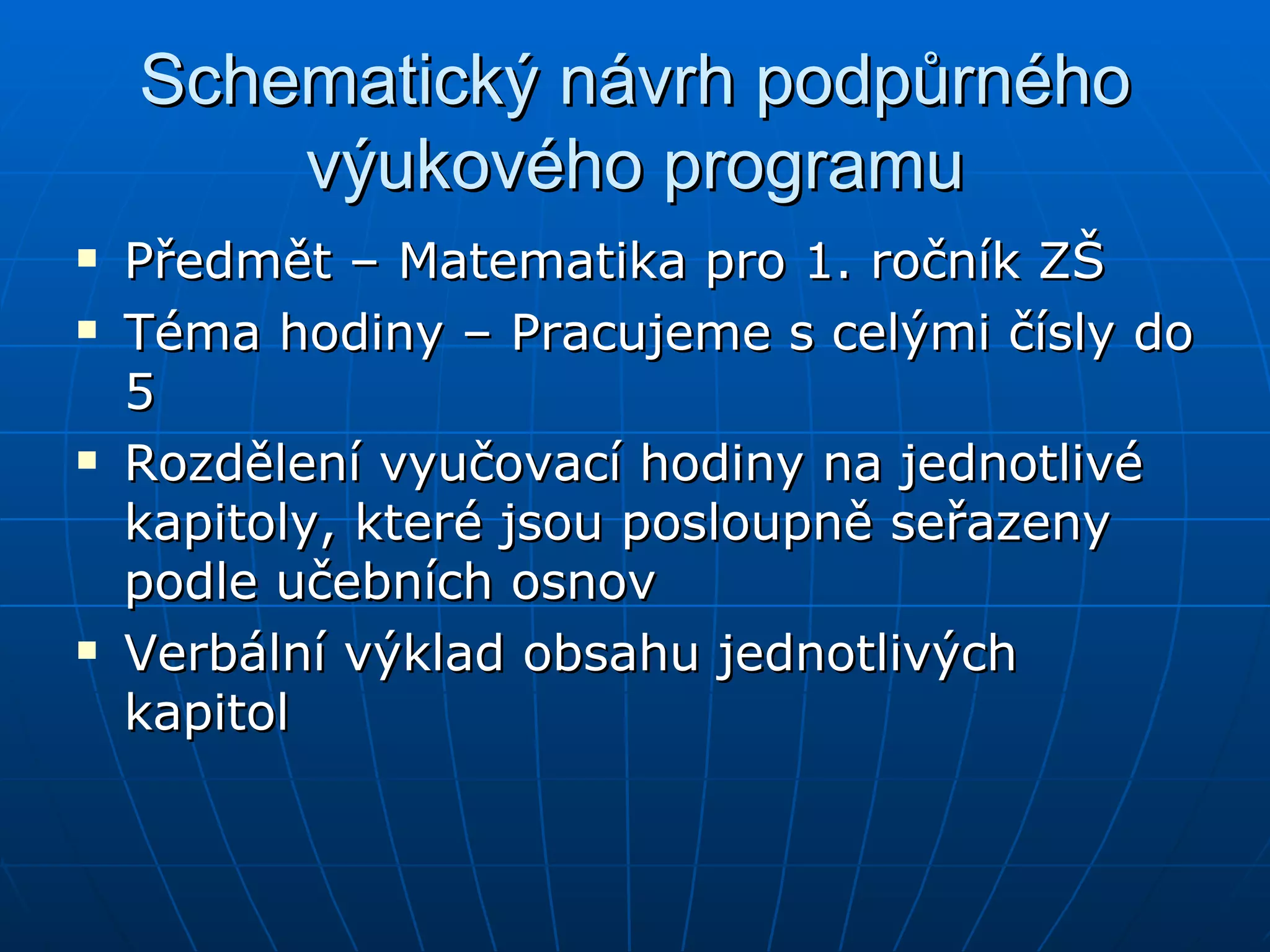 Prezentace projektu | PPT