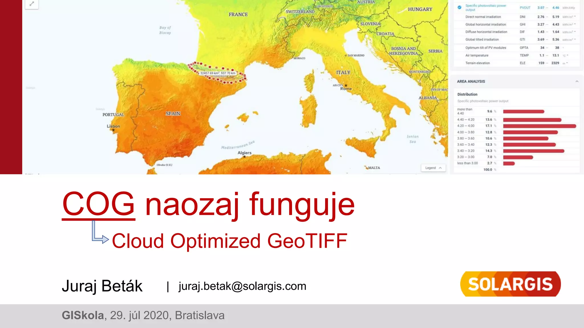 COG (Cloud optimized GeoTIFF) naozaj funguje | PPT