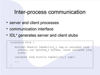 Microkernel-based operating system development | PPT