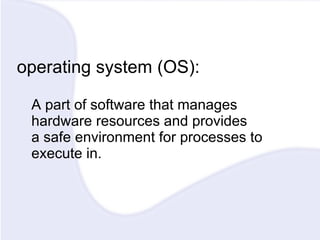 Microkernel-based operating system development | PPT