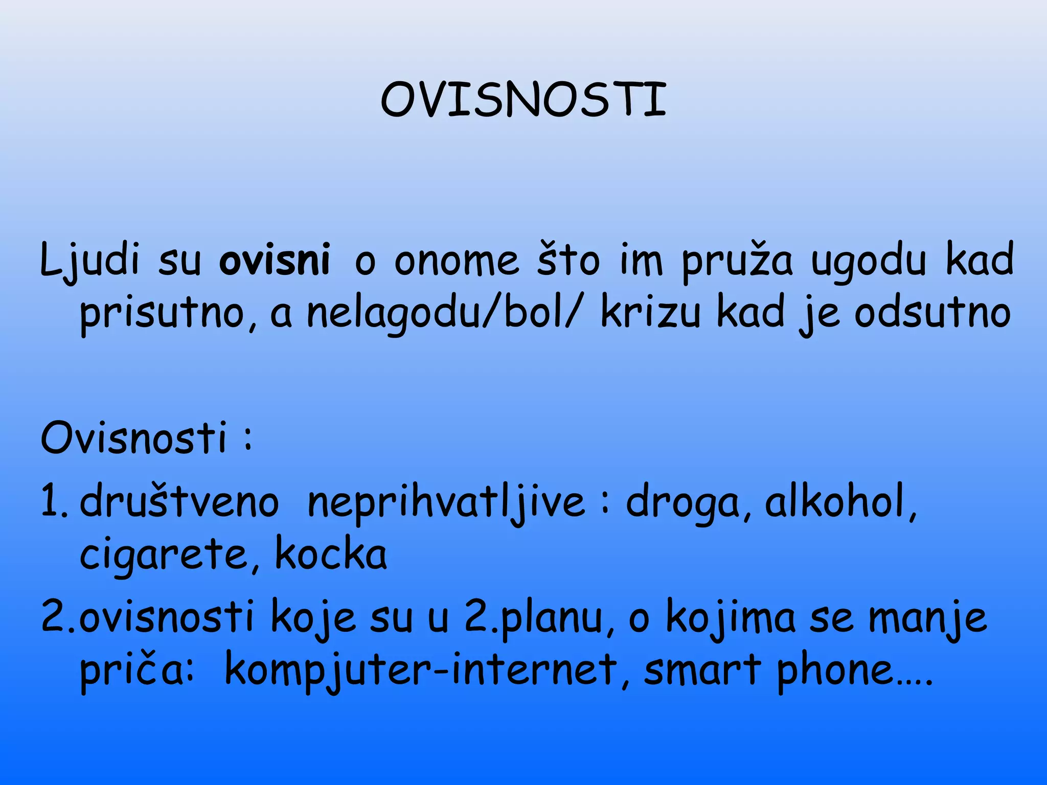 Internet (Ovisnost,lose i dobre strane) | PPT