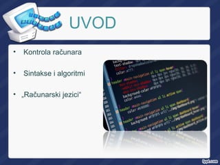 Programski jezici | PPT