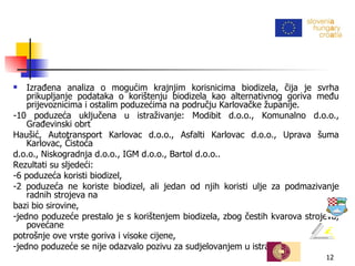 Biodizel - predstavljanje | PPT