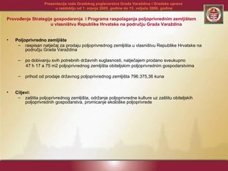 Prezentacija Grada Varaždina | PPT