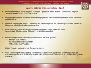 Prezentacija Grada Varaždina | PPT