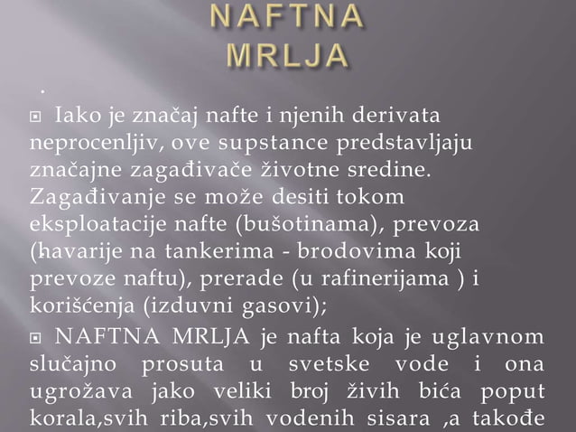 Prezentacija - Hemija.pptx Ugalj i nafta | PPTX