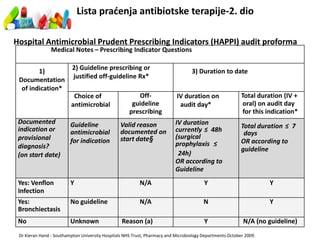 Antibiotic stewardship program in clinical practice | PPT