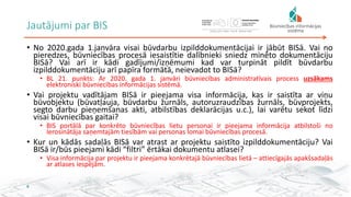 Jautājumi un atbildes par Būvniecības informācijas sistēmu | PPT