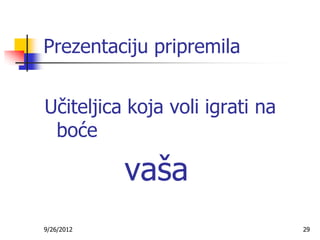 Prezentacija bocanje | PPS