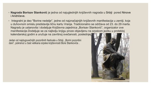 Prezentacija Bora Stanković | PPTX