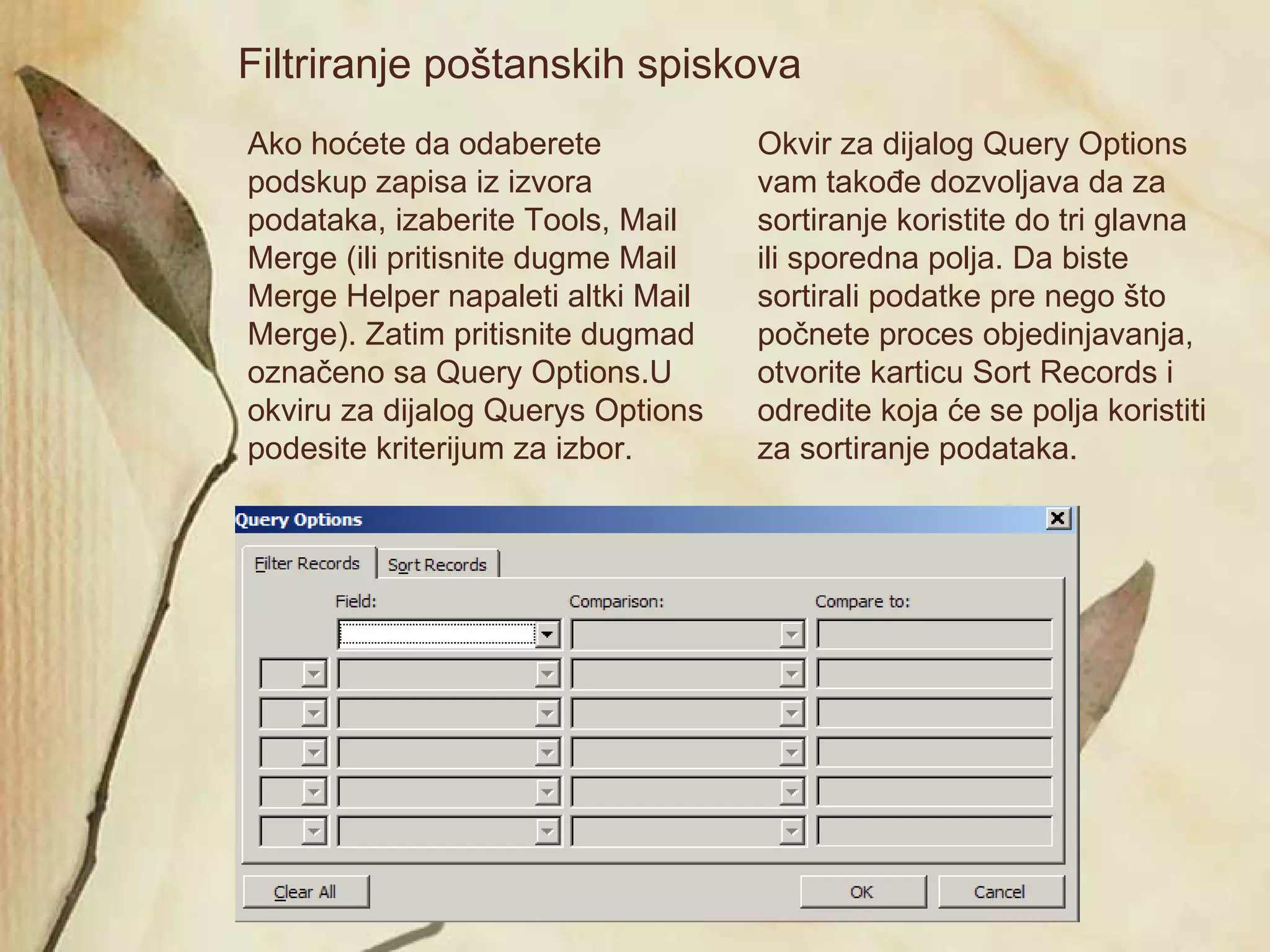 Cirkularna pisma u Word-u | PPT