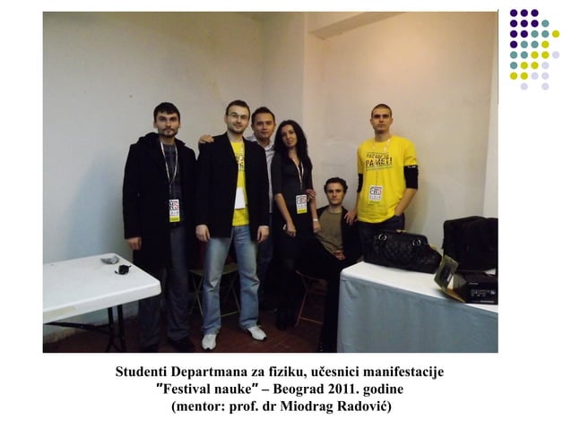 Departman za fiziku, PMF, Niš | PPT