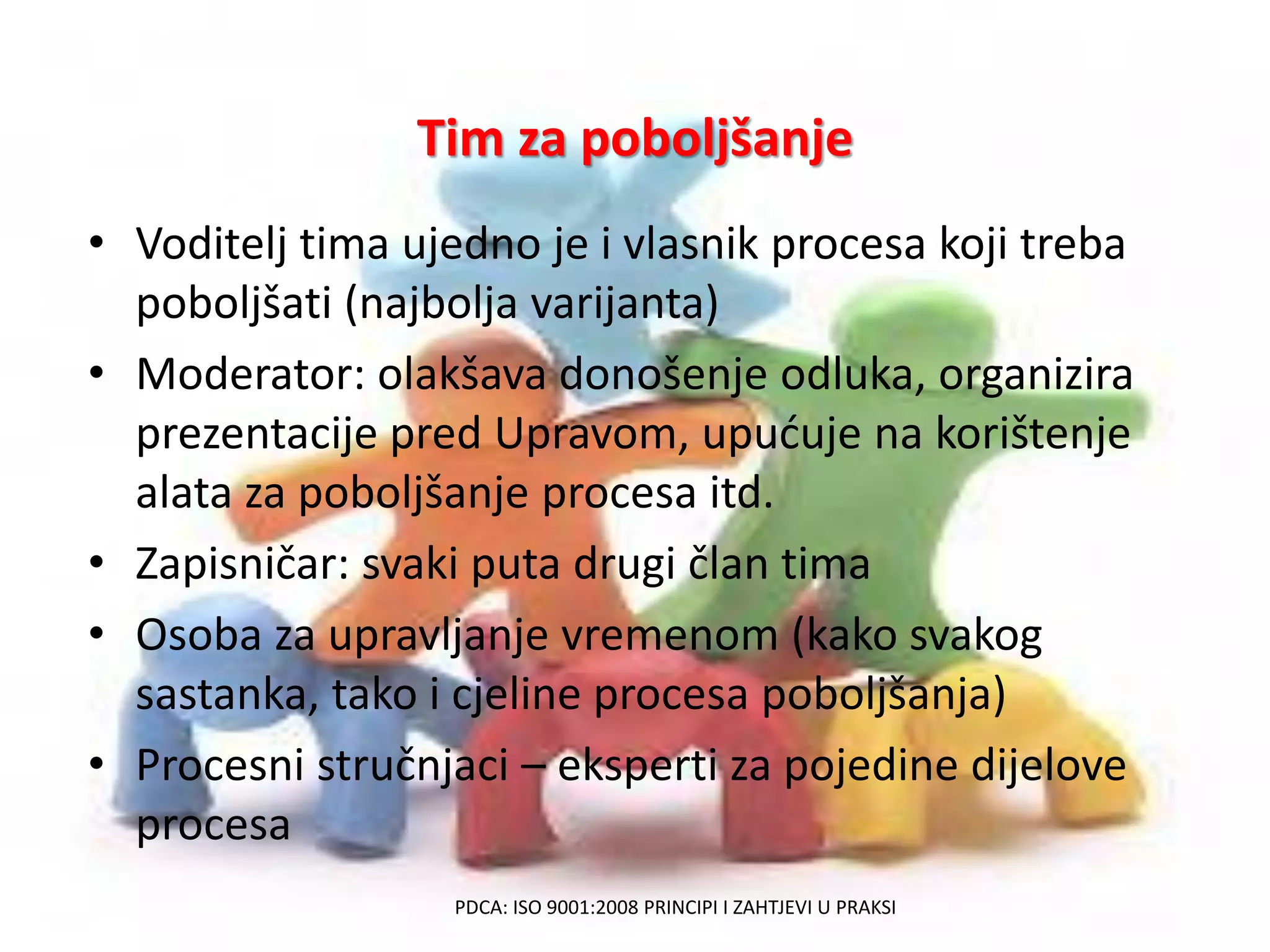 PDCA: ISO 9001:2008 principi i zahtjevi u praksi - prezentacija | PDF