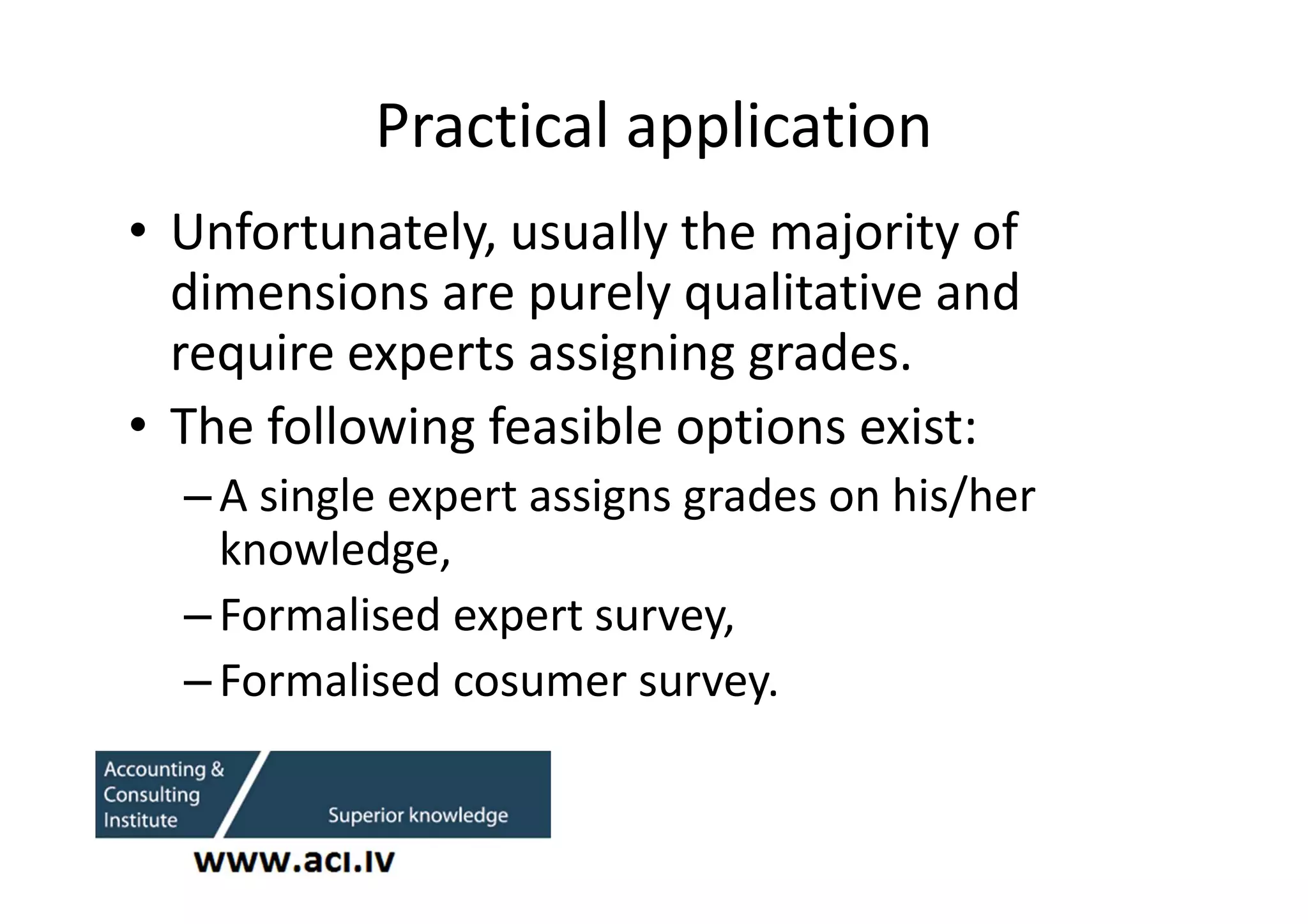Choice and application of strategic management methods | PPT