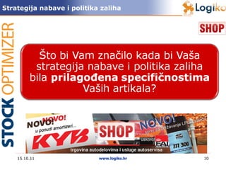 Prezentacija kako smanjiti zalihe kroz navision | PPT