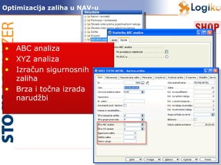 Prezentacija kako smanjiti zalihe kroz navision | PPT