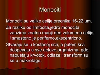 Prezentacija leukociti | PPT