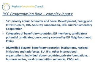 Regional Cooperation Council-overview | PPT