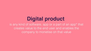 Management and Design of Digital Products | PDF