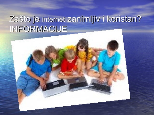 Prezentacija o internetu | PPT