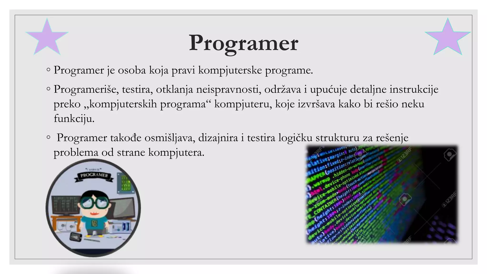 Programiranje Nadja Arsenijevic | PPT | Free Download