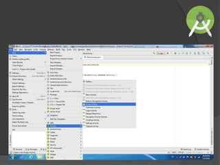 Prezentacija za android studio | PPTX