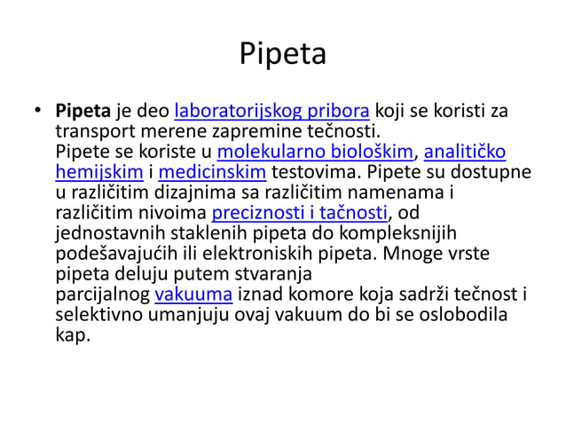 Pipeta i bireta | PPT