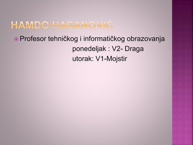 Prezentacija za v razred | PPTX