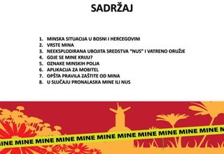 Prezentacija za VIII i IX razrede Upozoravanje na MINE i ESZR NOV 2022 ...