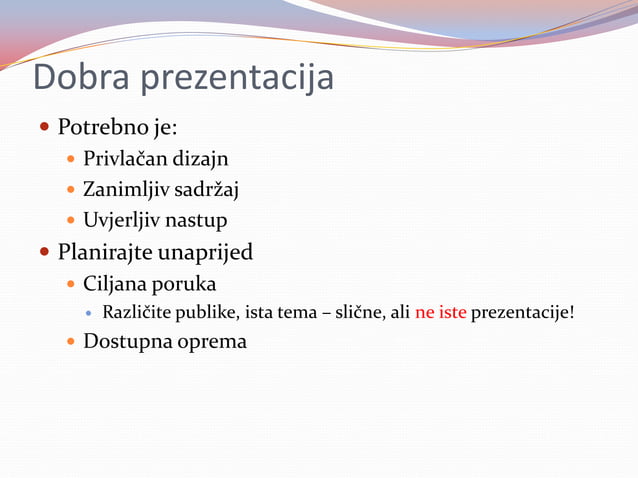 Prezentacije i prezentiranje | PPTX