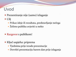 Prezentacije i prezentiranje | PPTX