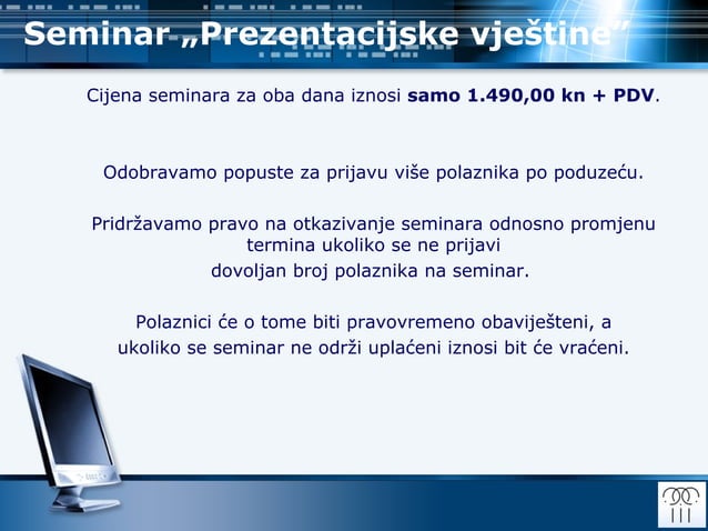 Prezentacijske vještine | PPS