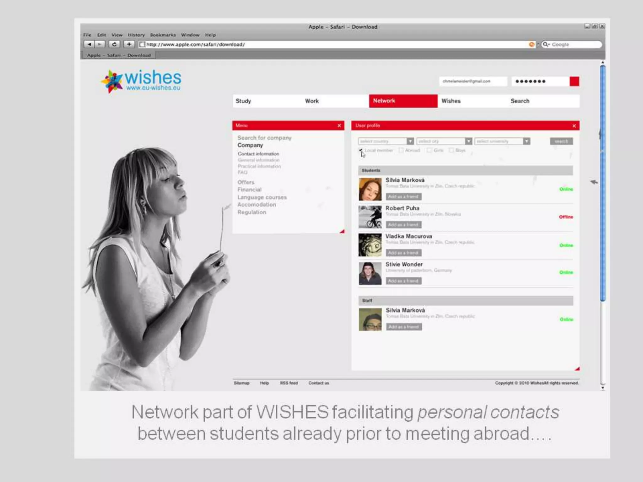 Presentation wishes webpage- screenshots | PPTX