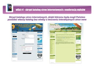 wKat - katalog stron internetowych z moderacją | PDF
