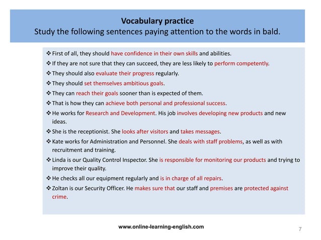 Business English - pre-intermediate level / meeting 01 | PPT