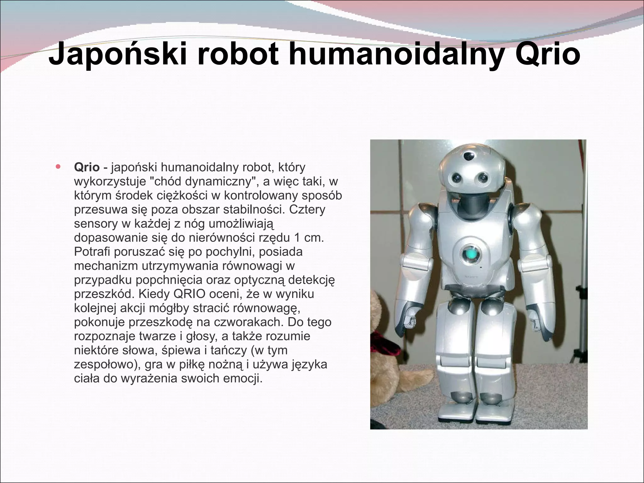 Prezentacja robotów | PPT