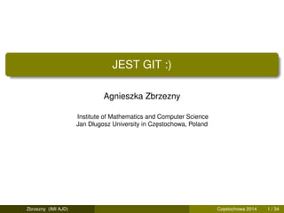Jest Git! | PPT