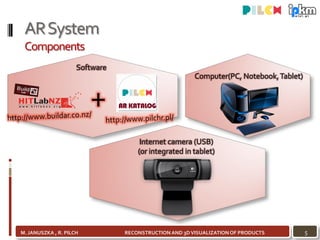 Reconstruction and 3D visualisation of products with the use of ...