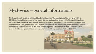 Present your city - Mysłowice | PPTX