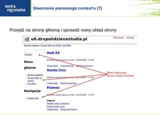 Drupal Context - Agnieszka Cupek | PPT