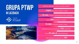 Grupa PTWP - prezentacja inwestorska 2024 | PPT