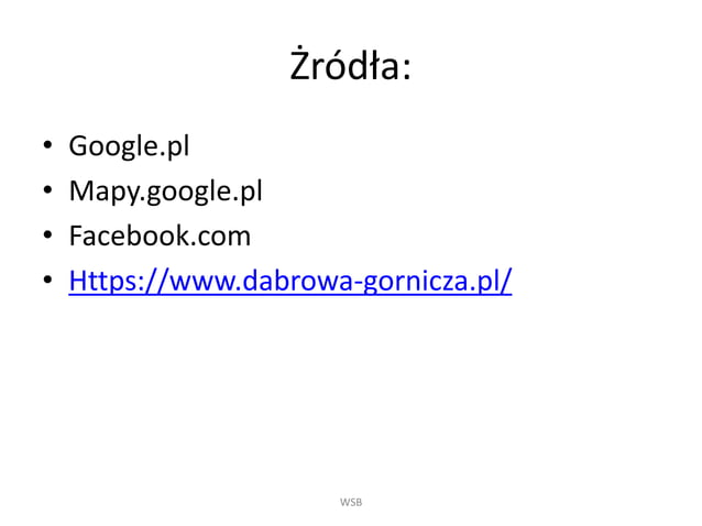 Prezentacja miasta | PPTX