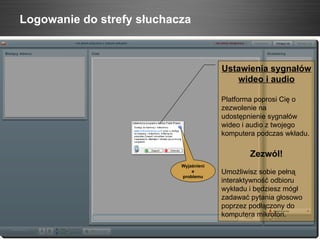 Prezentacja platformy - logowanie | PPT