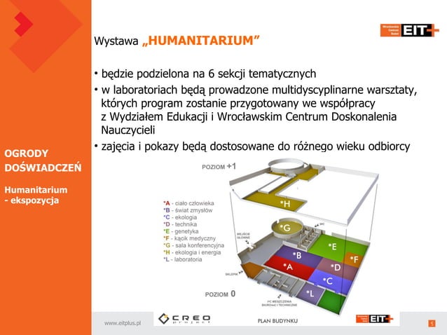 Humanitarium. Ogrody Doświadczeń - prezentacja | PPT