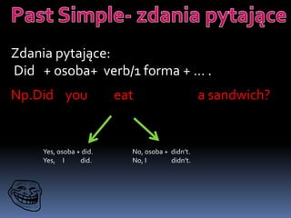 Past Simple tense | PPTX